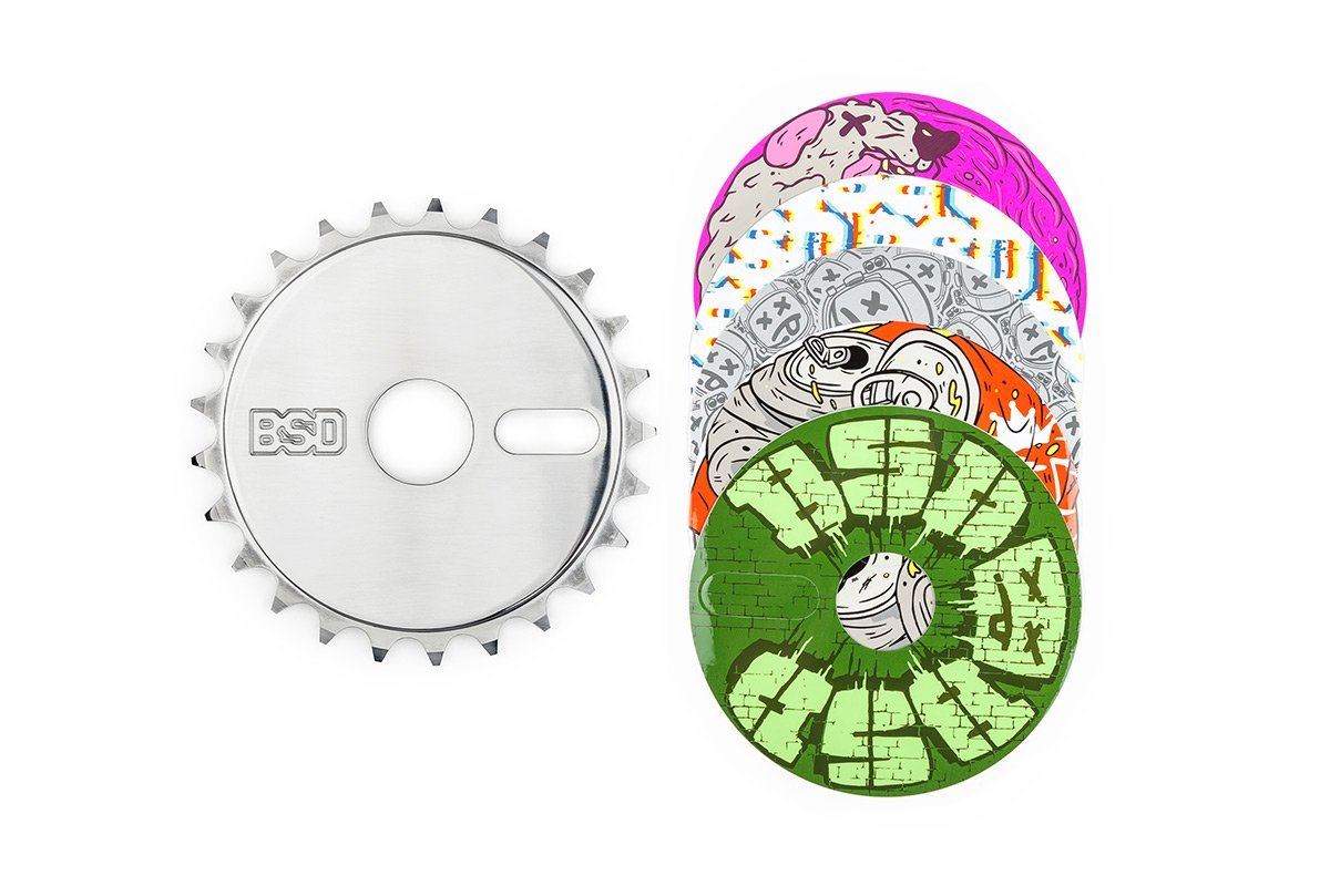 BSD Sticker Bomb Sprocket | The Village BMX